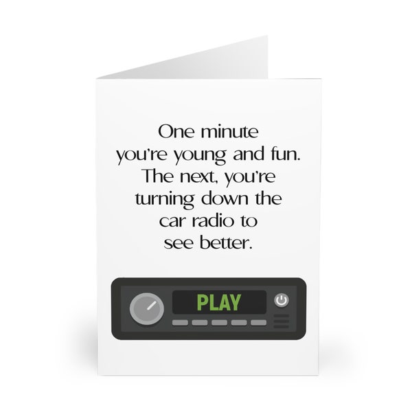 Radio Birthday Card - Etsy