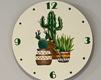 Hand Painted Clock - Etsy