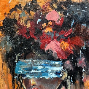Woman Painting Original Art Canvas Faceless Woman Painting 10 by 12 ...