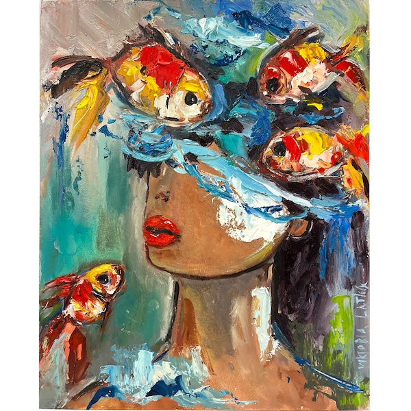 Fish Painting - Etsy