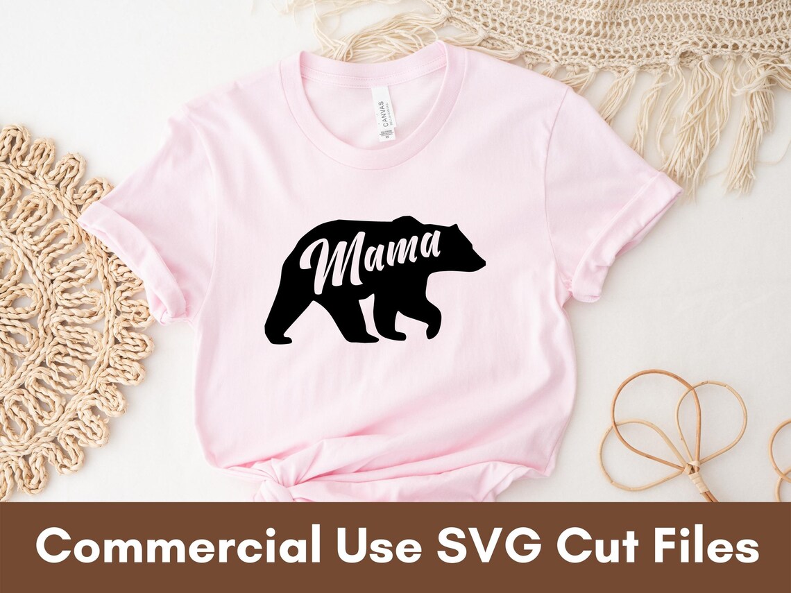 Mama Bear SVG, Mama Bear Cut File, Mama Bear Clipart, Mom Life SVG ...
