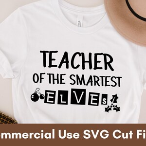 Teacher Christmas SVG, Teacher SVG, Christmas Shirt SVG, Funny ...