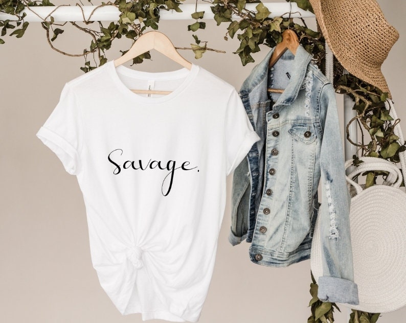 Savage SVG Savage PNG SVG for Shirts Svg Designs Svg Files | Etsy