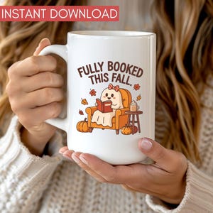 All Booked for Fall Book 2025 PNG, Cute Fall Book Lover Sublimation ...