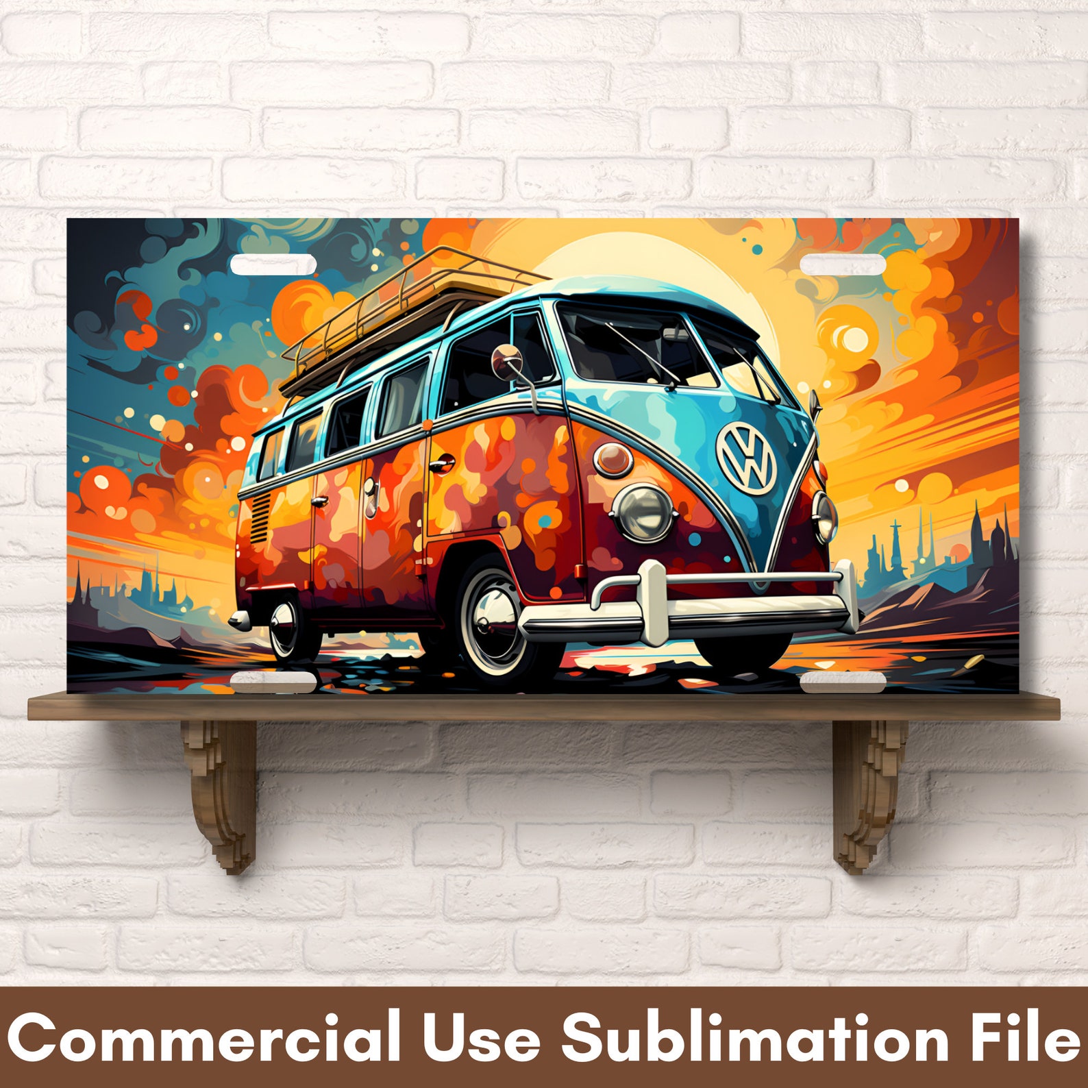 Vintage Cars PNG for Sublimation Bundle License Plate Sublimation ...