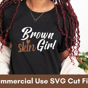 Brown Skin Girl SVG, Afro Woman SVG, Black Girl SVG, Black Woman Svg ...