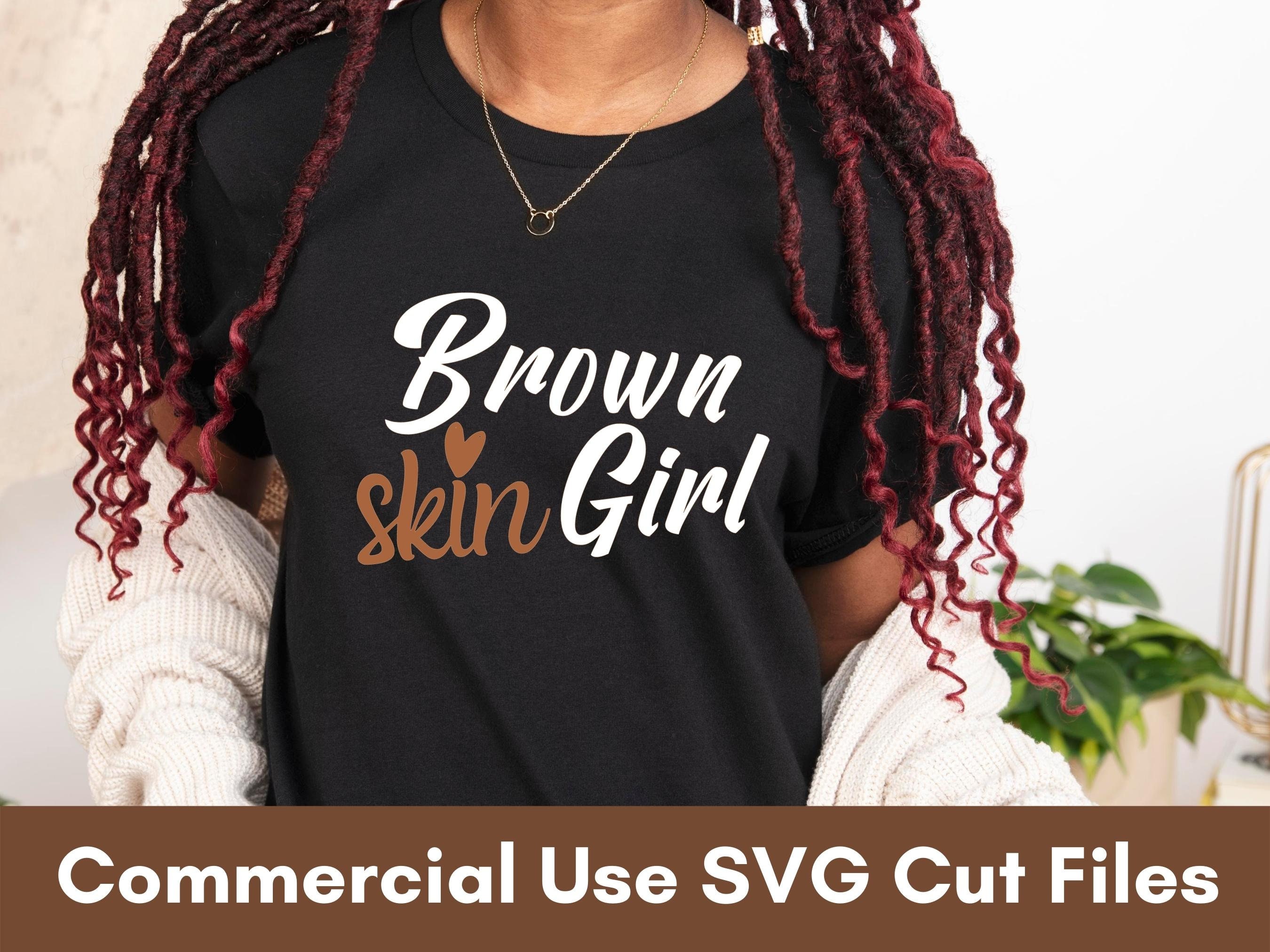 Brown Skin Girl SVG, Afro Woman SVG, Black Girl SVG, Black Woman Svg ...