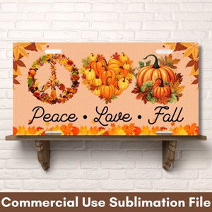 Fall PNG Designs License Plate Sublimation Designs, Fall PNG ...