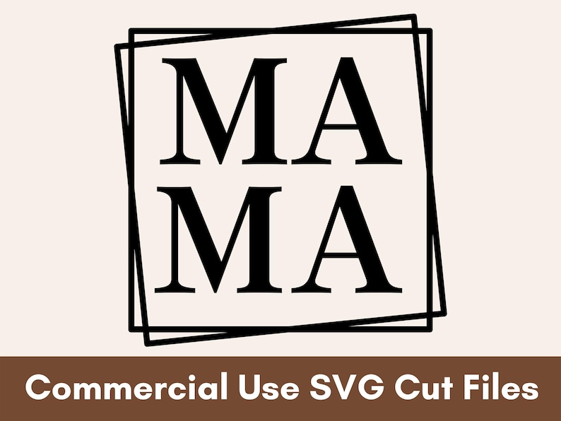 Ma Ma SVG Mama Square SVG Funny Mom SVG Mom Life Svg Mama - Etsy