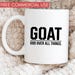 G.O.A.T God Over All Things PNG, God Over All Things PNG, God Quote PNG ...