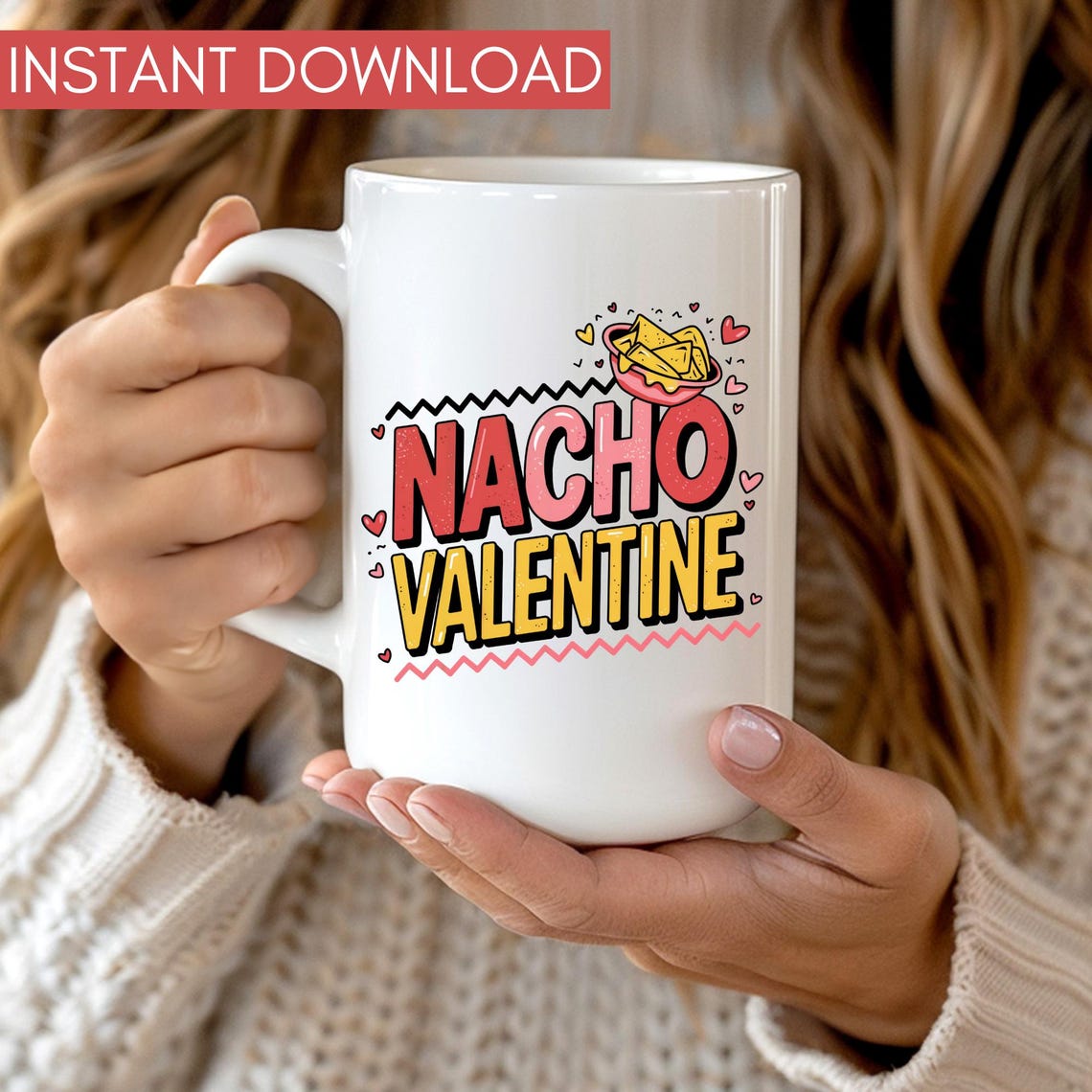 Nacho Valentine PNG, Valentine's Day Taco Lover PNG, Nacho Love PNG ...