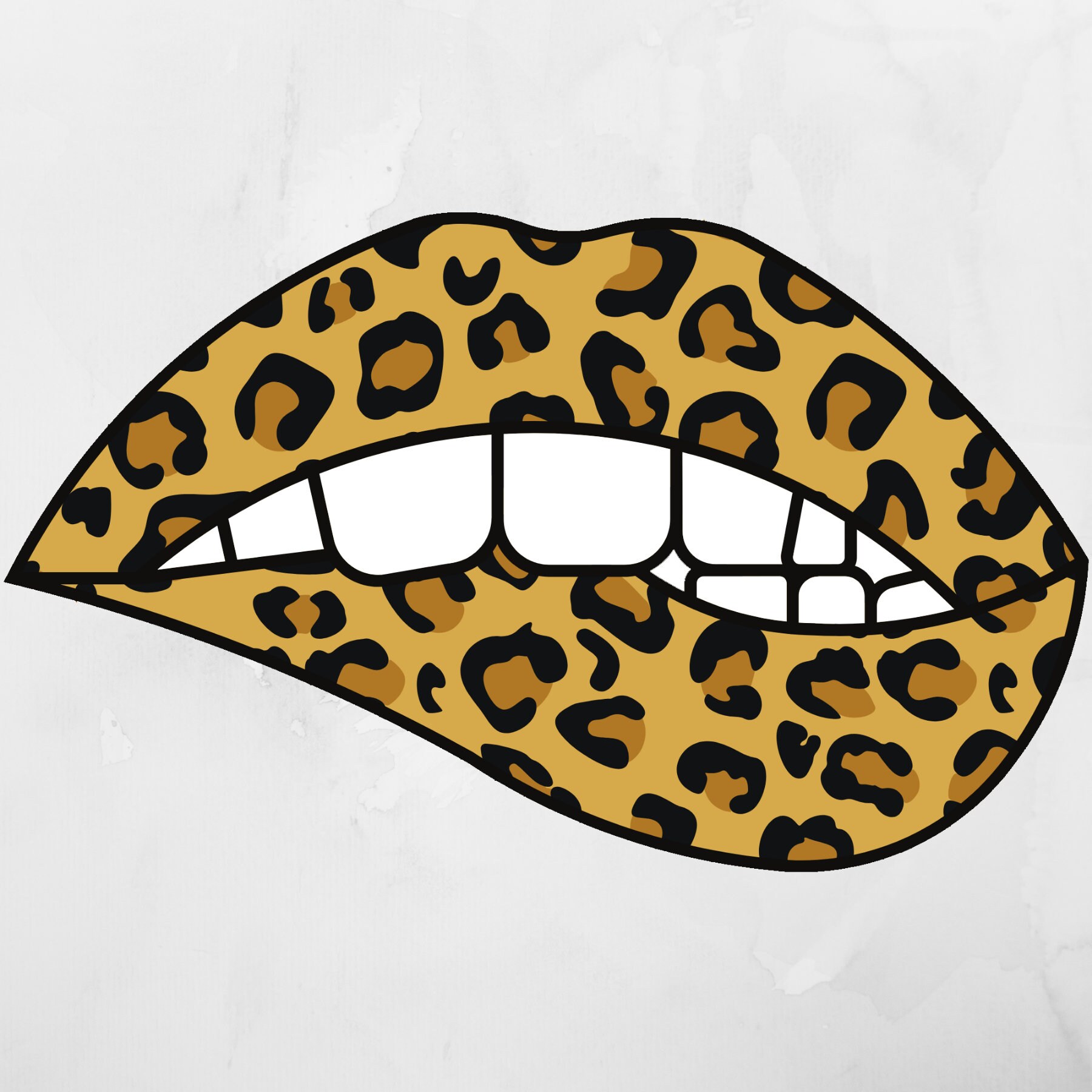 Labios de guepardo SVG Labios de leopardo SVG Labios | Etsy