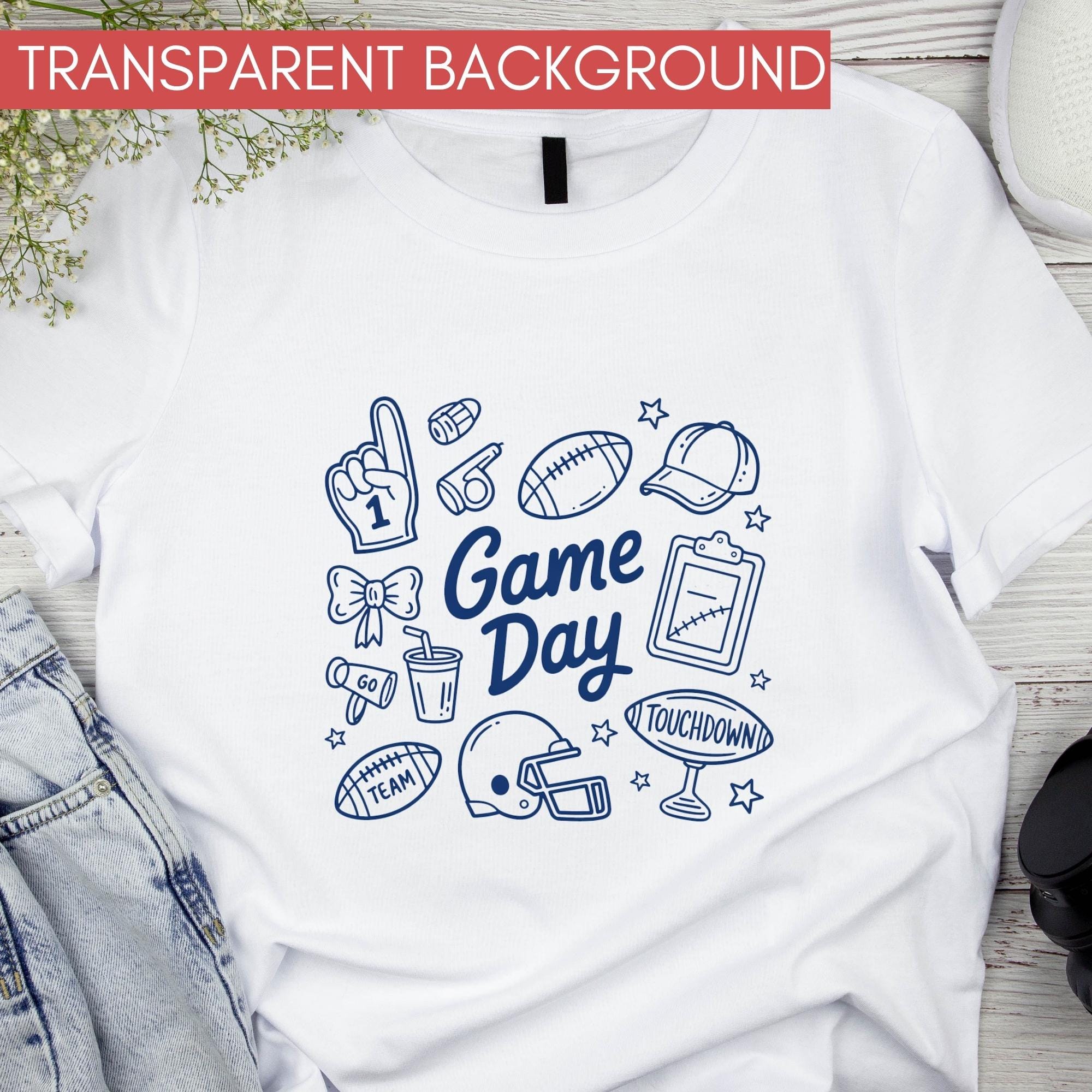 Football Doodles PNG, Game Day PNG, Hand Drawn Doodle Design, Touchdown ...