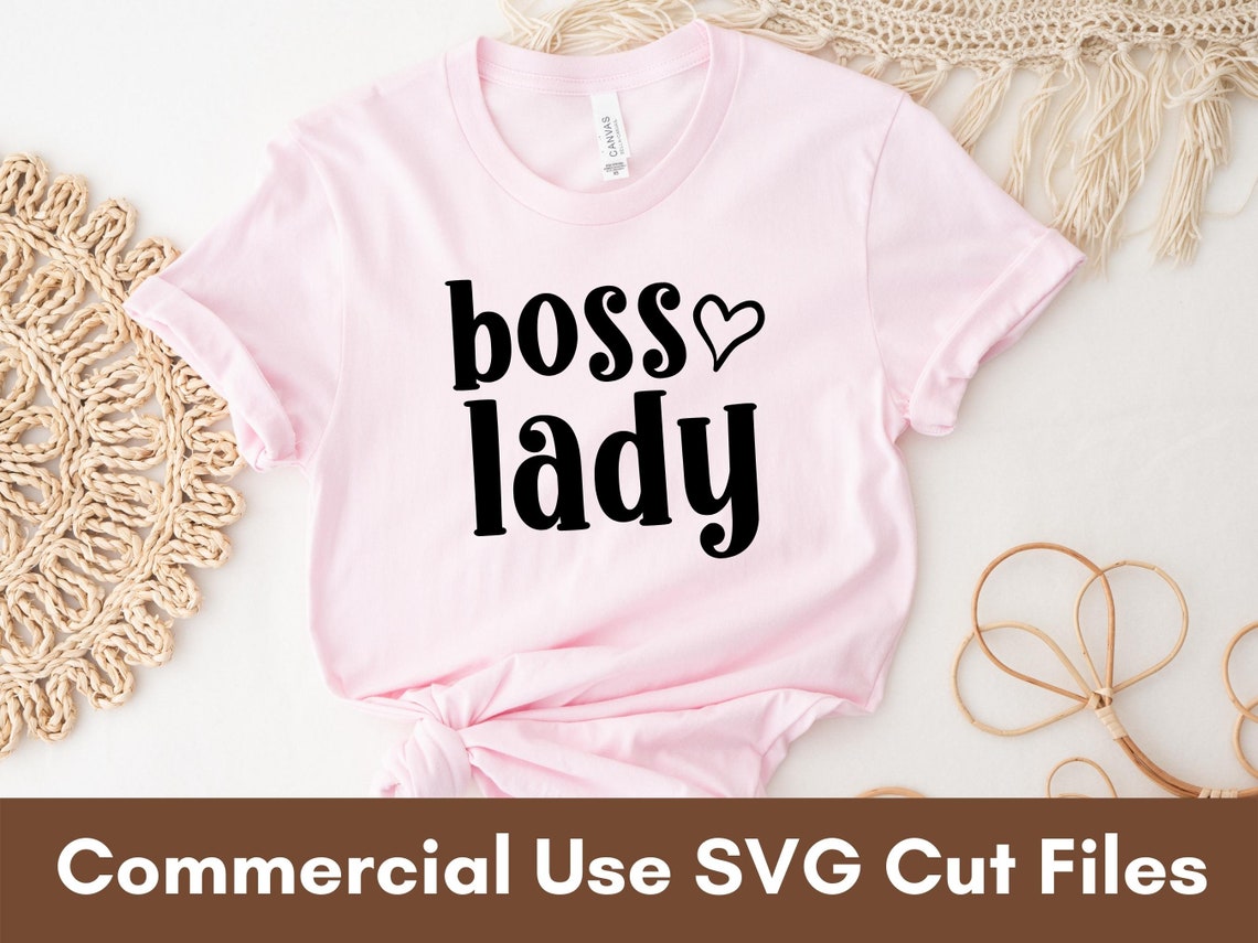 Boss Lady SVG for Shirts Boss Lady SVG Files for Cricut Boss - Etsy