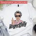 Respectfully PNG Middle Finger PNG Trendy Vintage Retro Housewife Funny ...