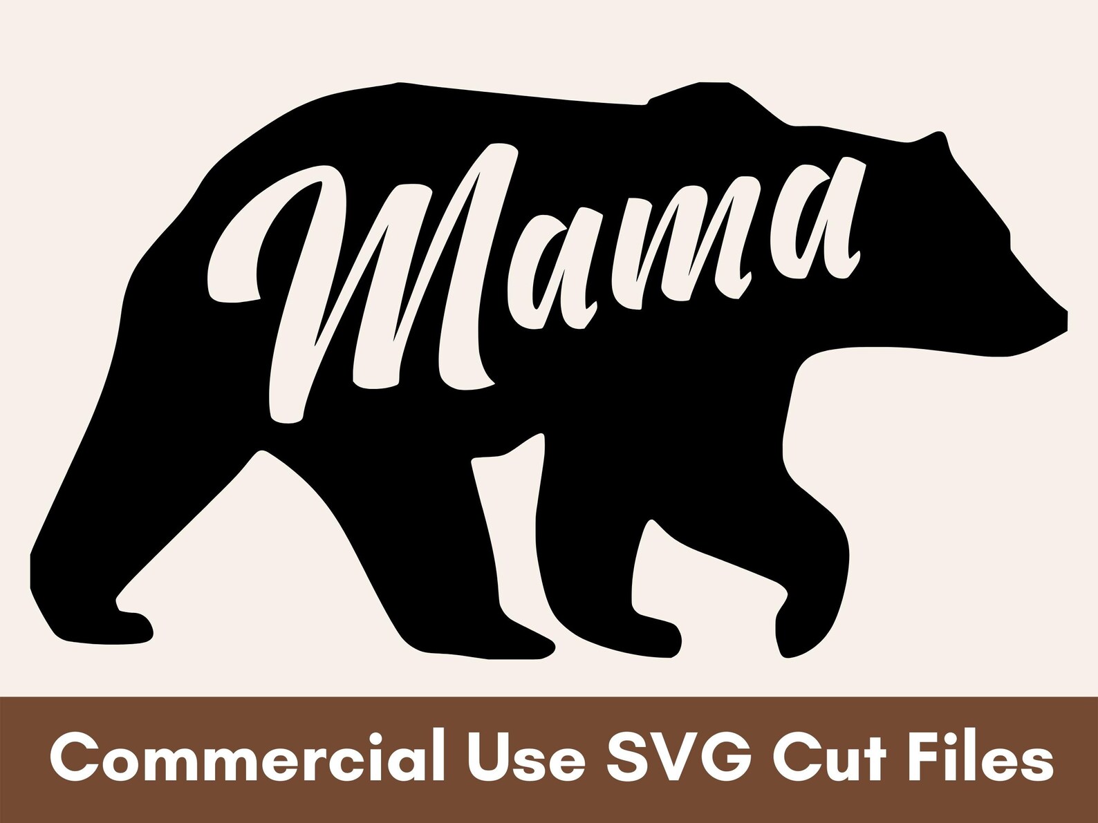 Mama Bear SVG, Mama Bear Cut File, Mama Bear Clipart, Mom Life SVG ...
