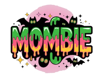 Halloween PNG, Mombie PNG, Funny Mombie Png, Halloween Mom Png ...