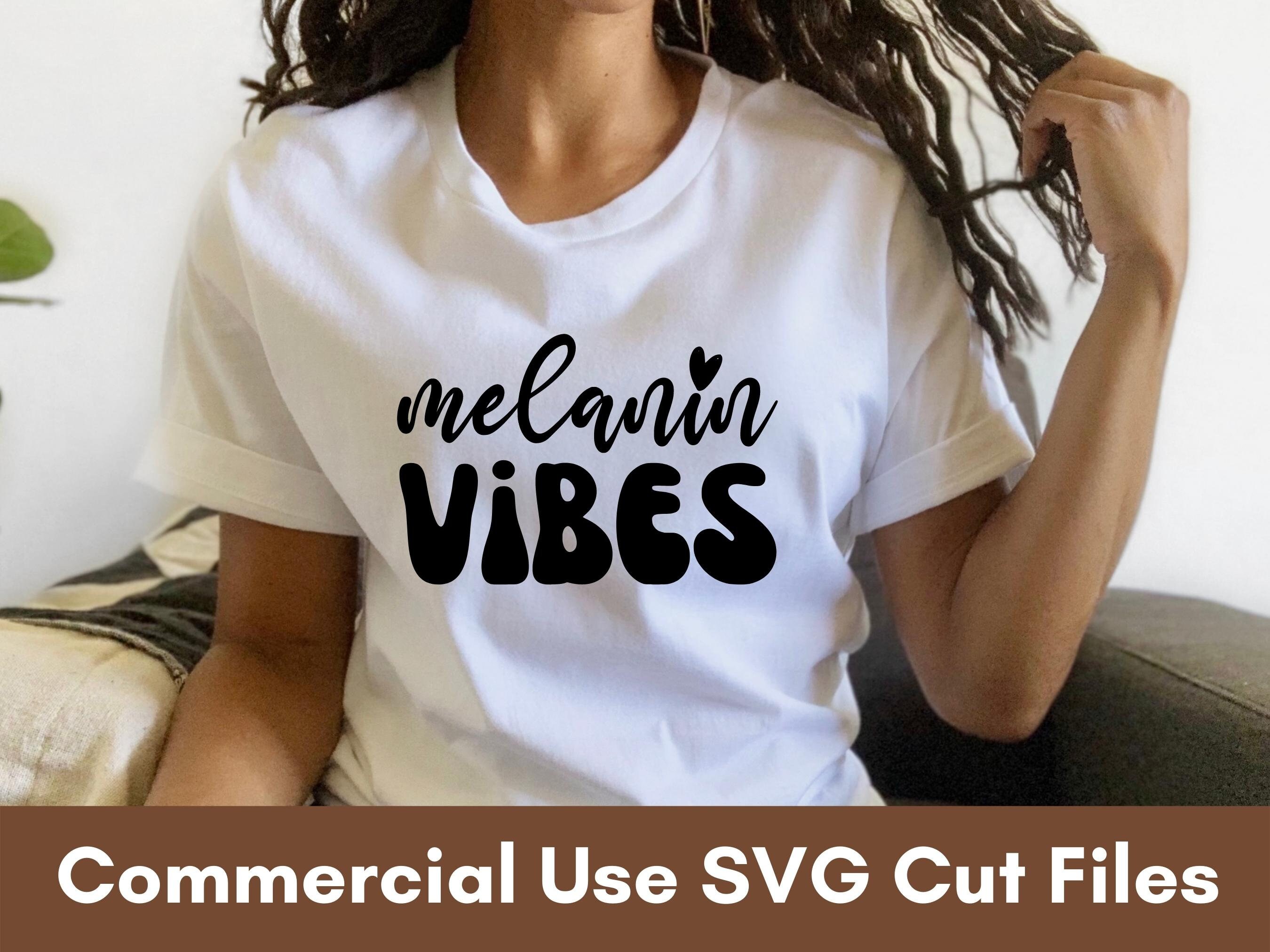 Melanin Vibes SVG Afro Woman SVG Black Girl SVG Black Woman - Etsy