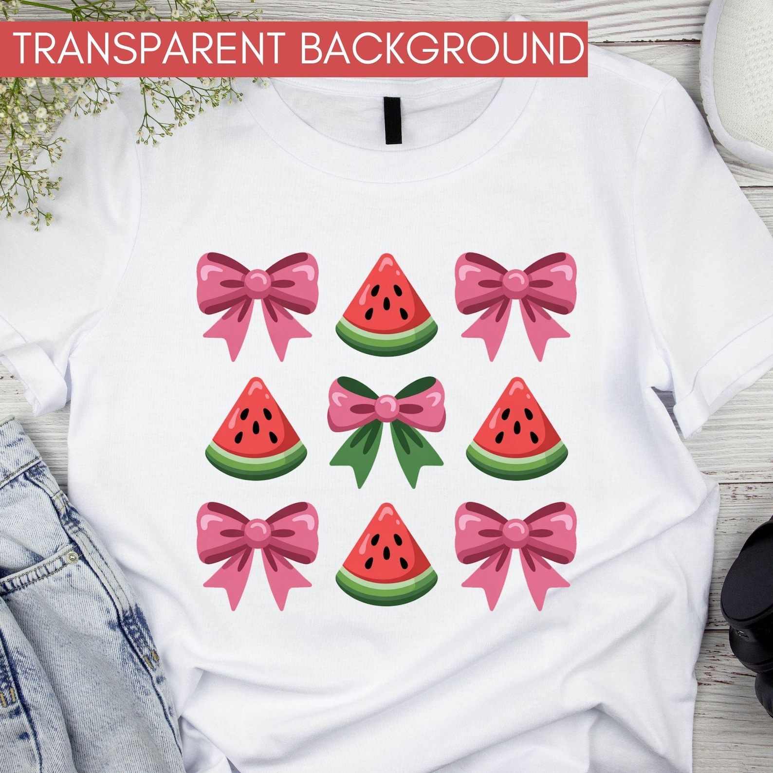 Coquette Watermelon PNG, Preppy Summer PNG, Watermelon Sublimation ...