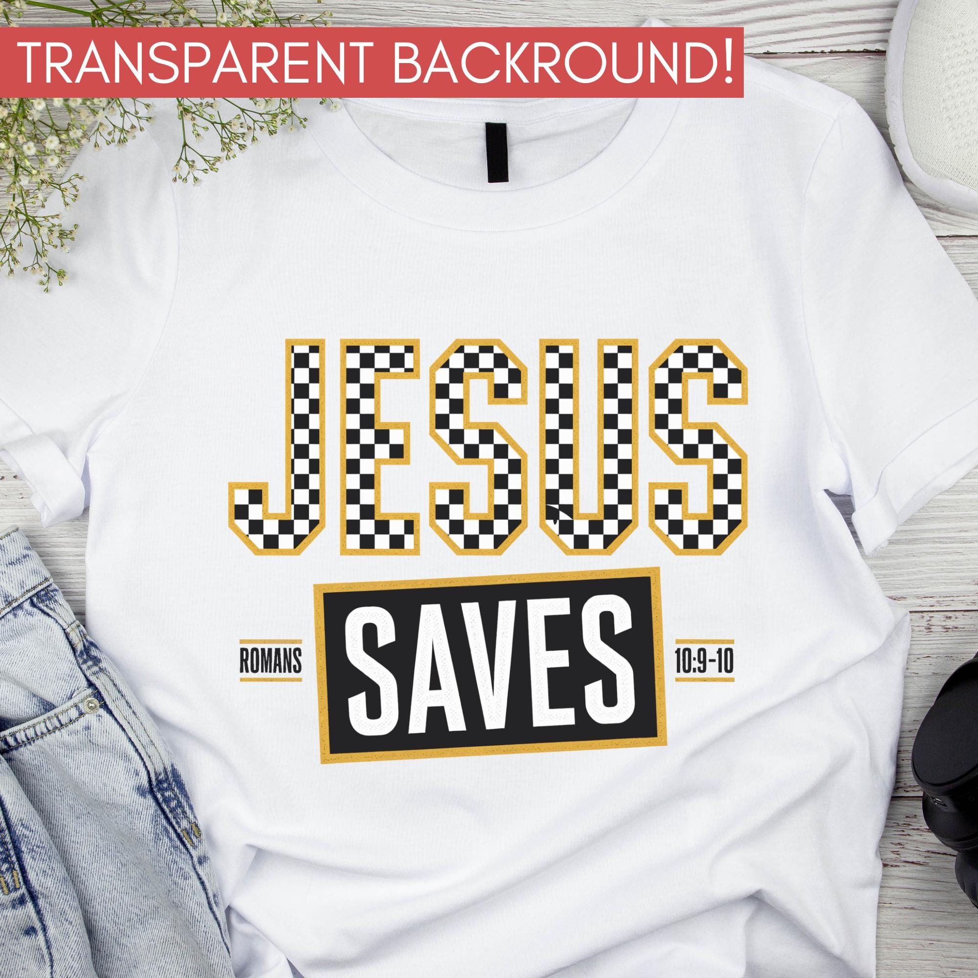 Jesus Saves PNG Digital Design Download, Amen PNG, Romans PNG ...