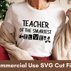 Teacher Christmas SVG, Teacher SVG, Christmas Shirt SVG, Funny ...