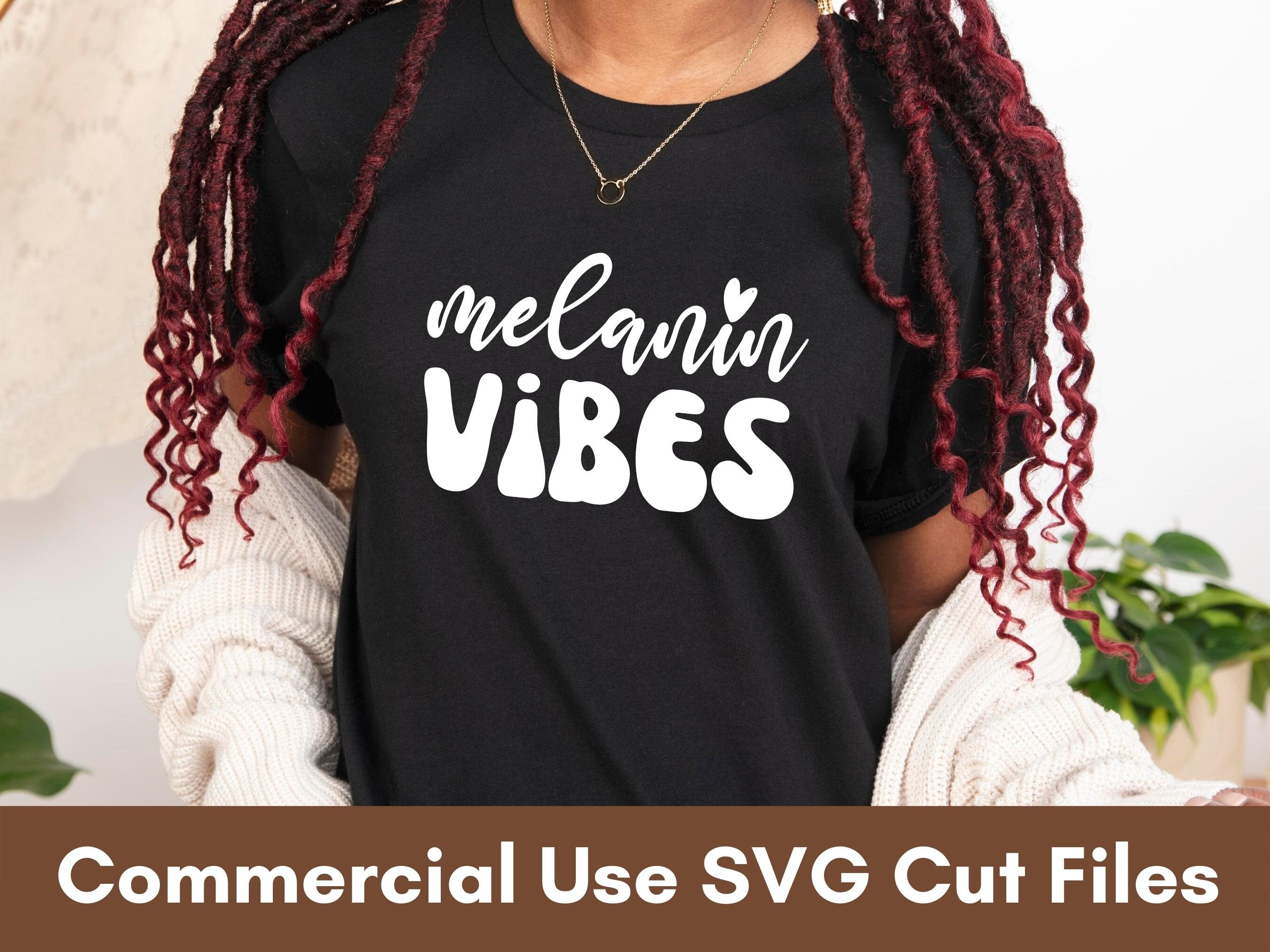 Melanin Vibes SVG Afro Woman SVG Black Girl SVG Black Woman - Etsy