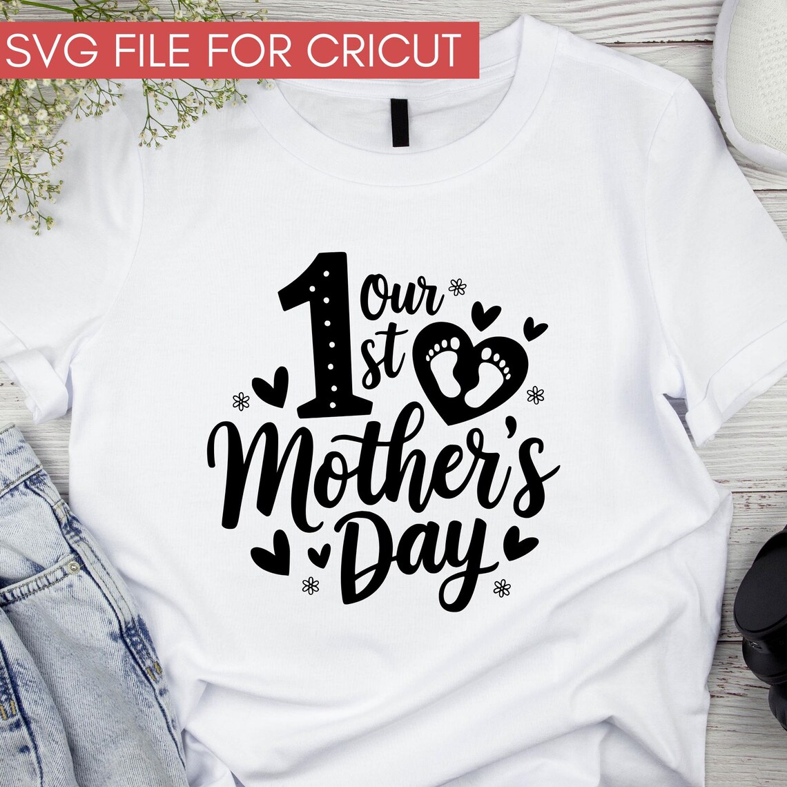 Our First Mother's Day SVG, Happy Mother's Day Cut Files, Mommy & Me ...