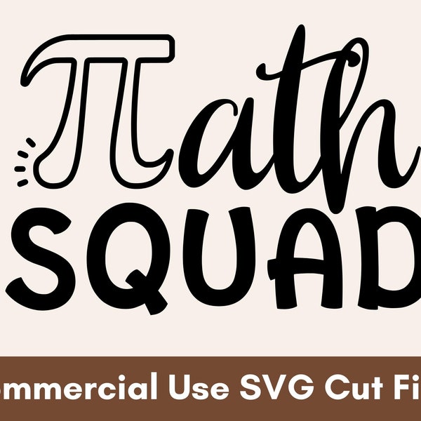 Math Svg - Etsy