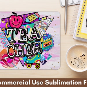 Teacher PNG Sublimation Files Teacher Mouse Pad Sublimation Designs ...