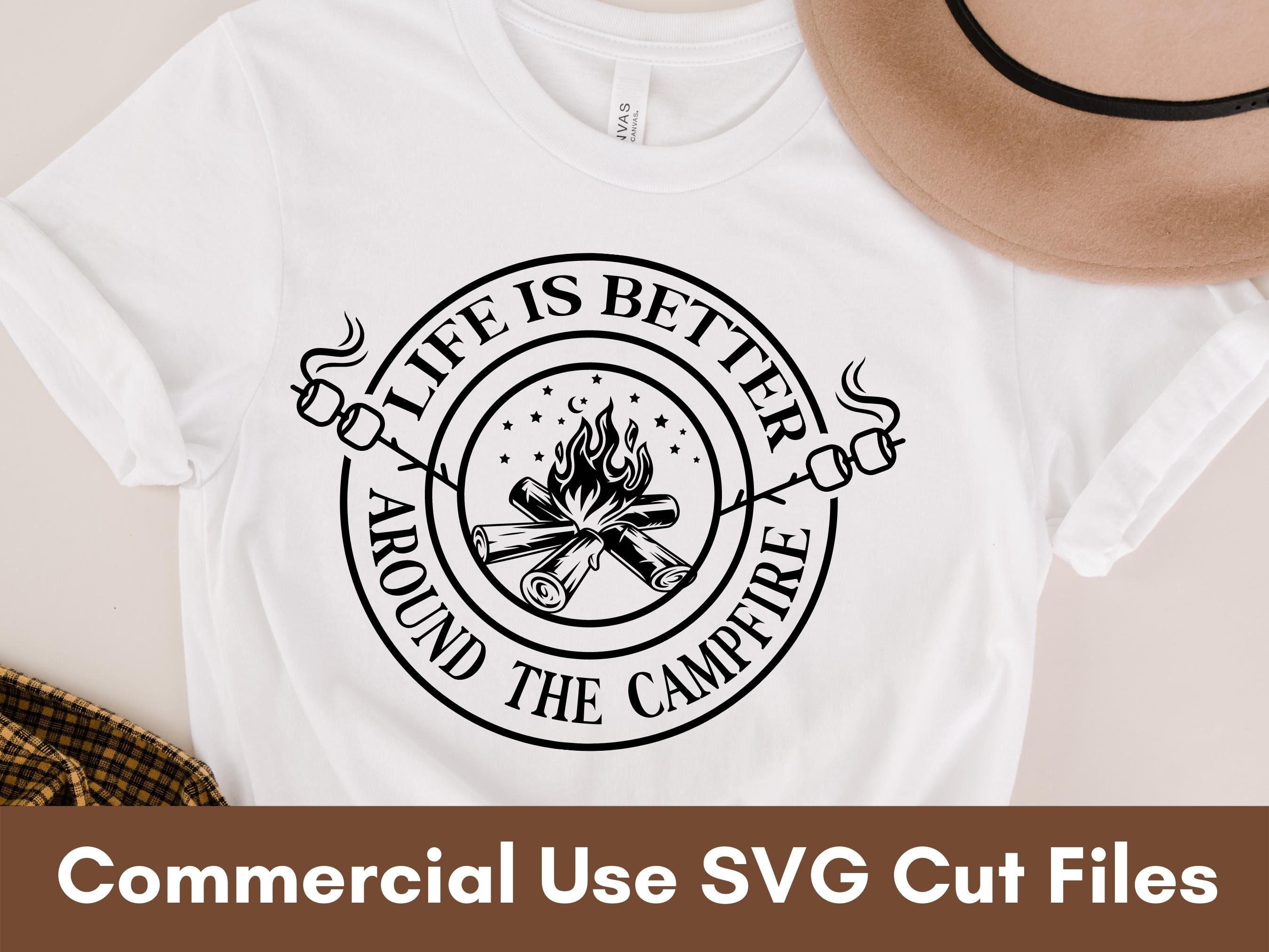 Campfire SVG, Camping Life SVG, Camping Shirt SVG, Camping Mug Svg ...