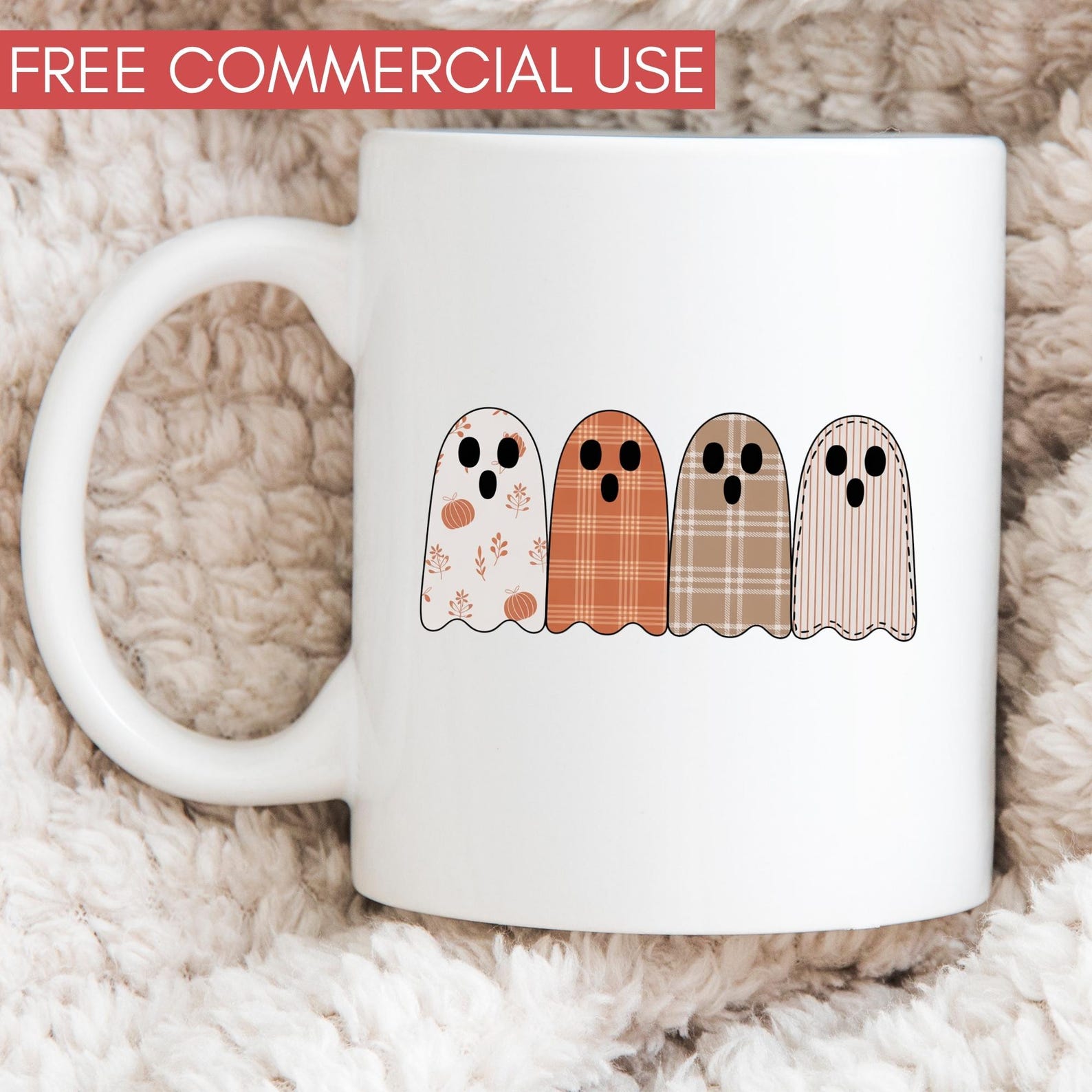 Preppy Floral Ghost PNG, Floral Ghost PNG, Fall Ghost PNG, Autumn Png ...