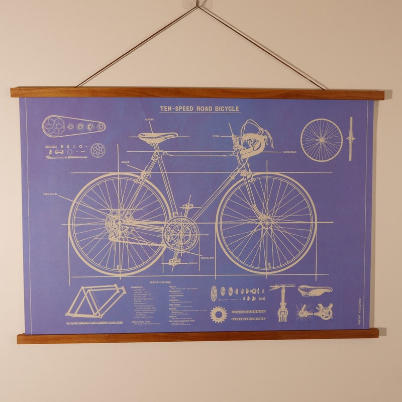 Bicycle Poster Art - Etsy