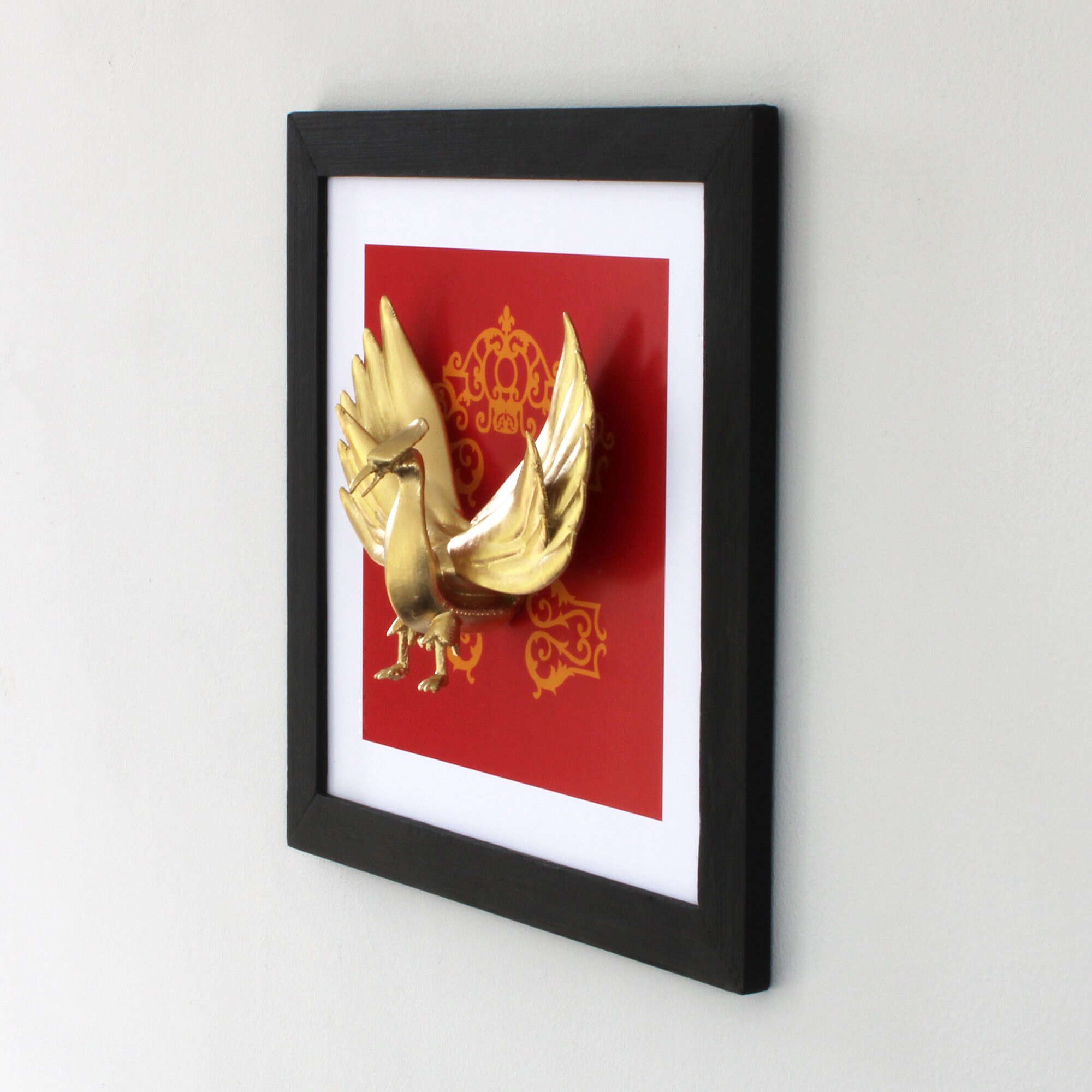 Liverpool FC Gold Phoenix Arte de pared en 3D Escultura - Etsy España