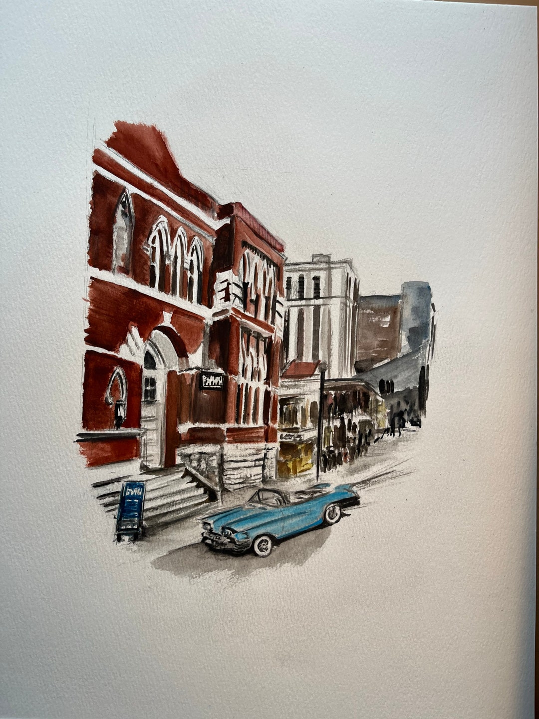 Ryman Watercolor Painting - Etsy