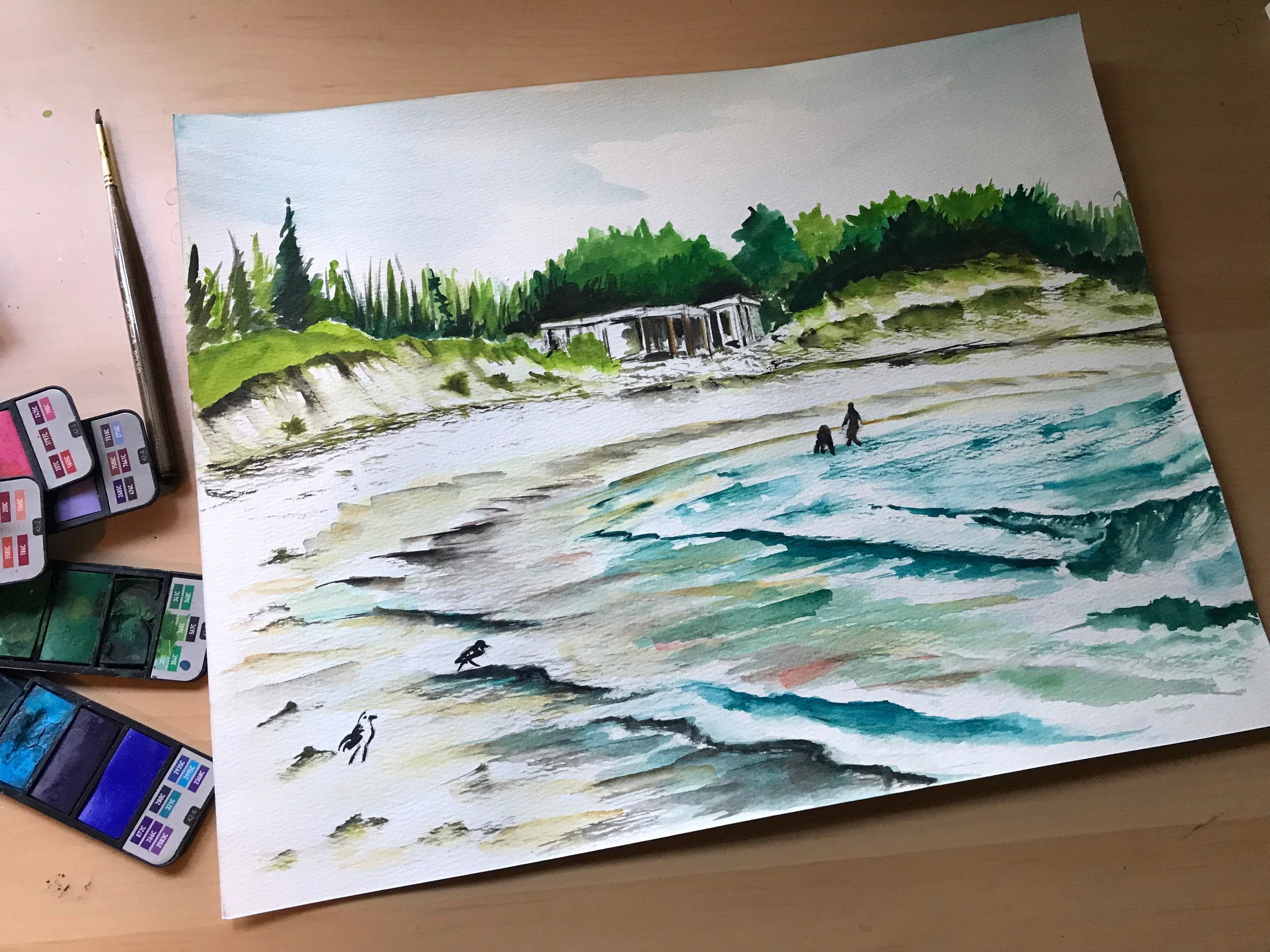 Anna Maria Island Watercolor - Etsy