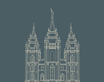 Temple Outline - Etsy