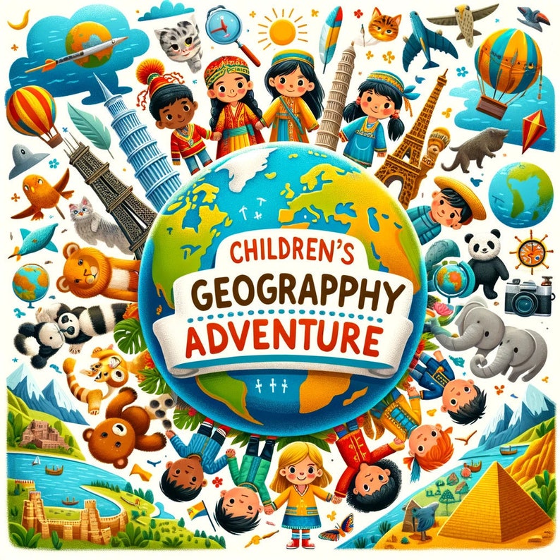 Children's Geography Book Bundle - Etsy