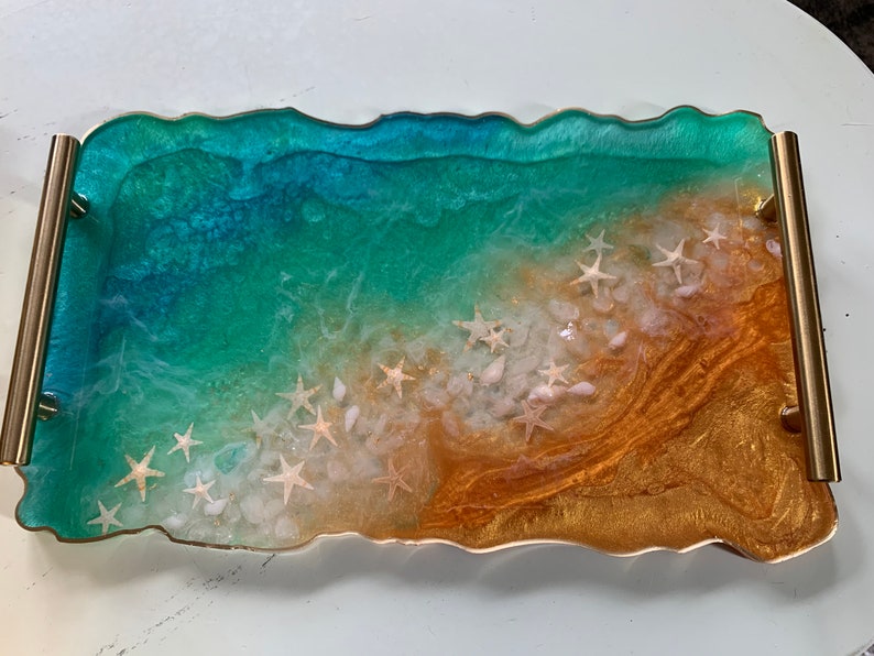 Love the Tropical Ocean You Will Love This Elegant Resin Ocean - Etsy