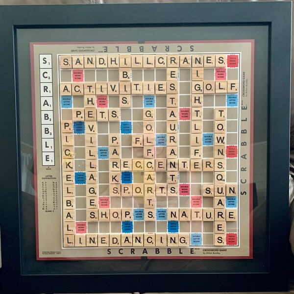 Scrabble Board - Etsy