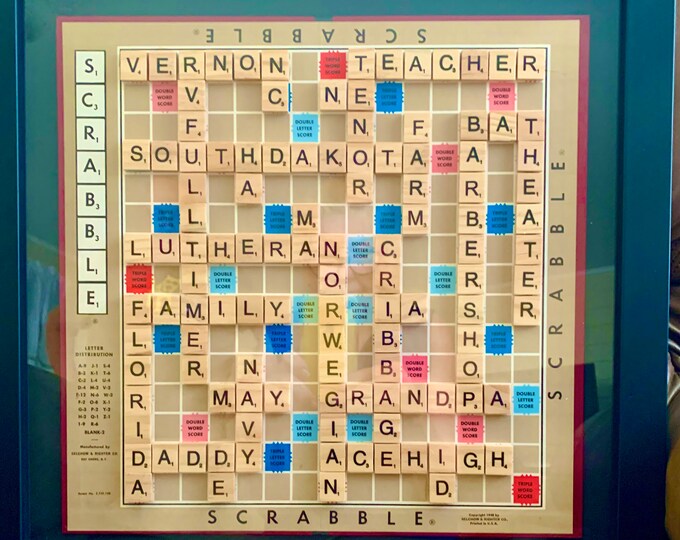 Customisable Scrabble Poster - Thoughtful Gift - Board Games ...