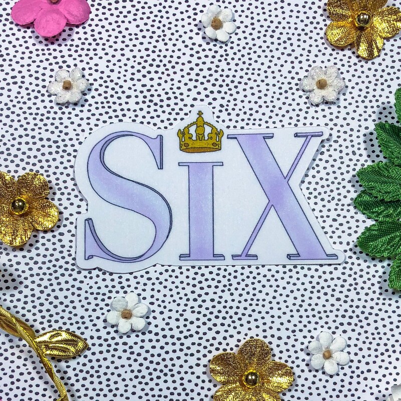 Six the Musical Stickers - Etsy