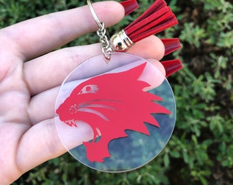 Wildcat Keychain | Etsy