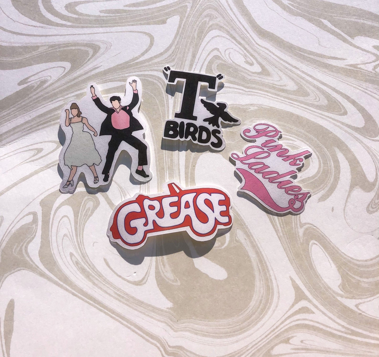 Grease Stickers//vinyl Decal//laptop/water Bottle/decoration - Etsy