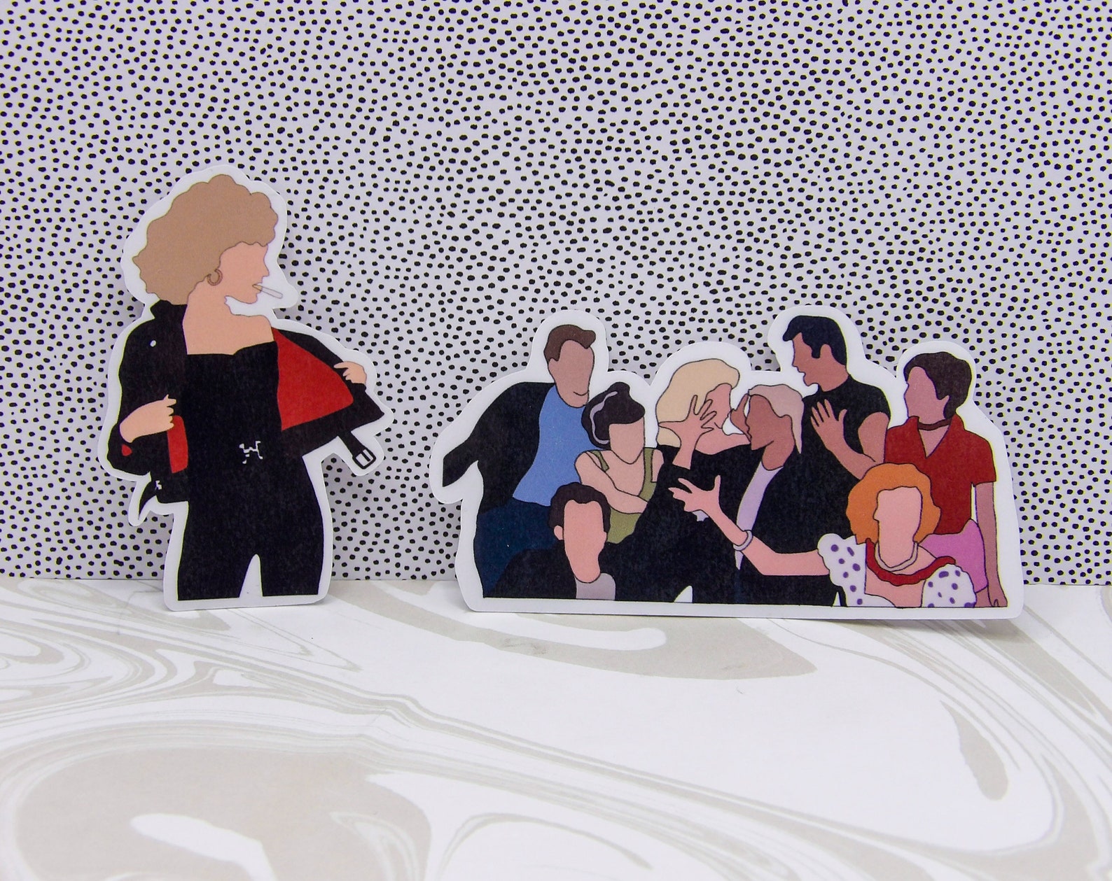 Grease Stickers//vinyl Decal//laptop/water Bottle/decoration - Etsy