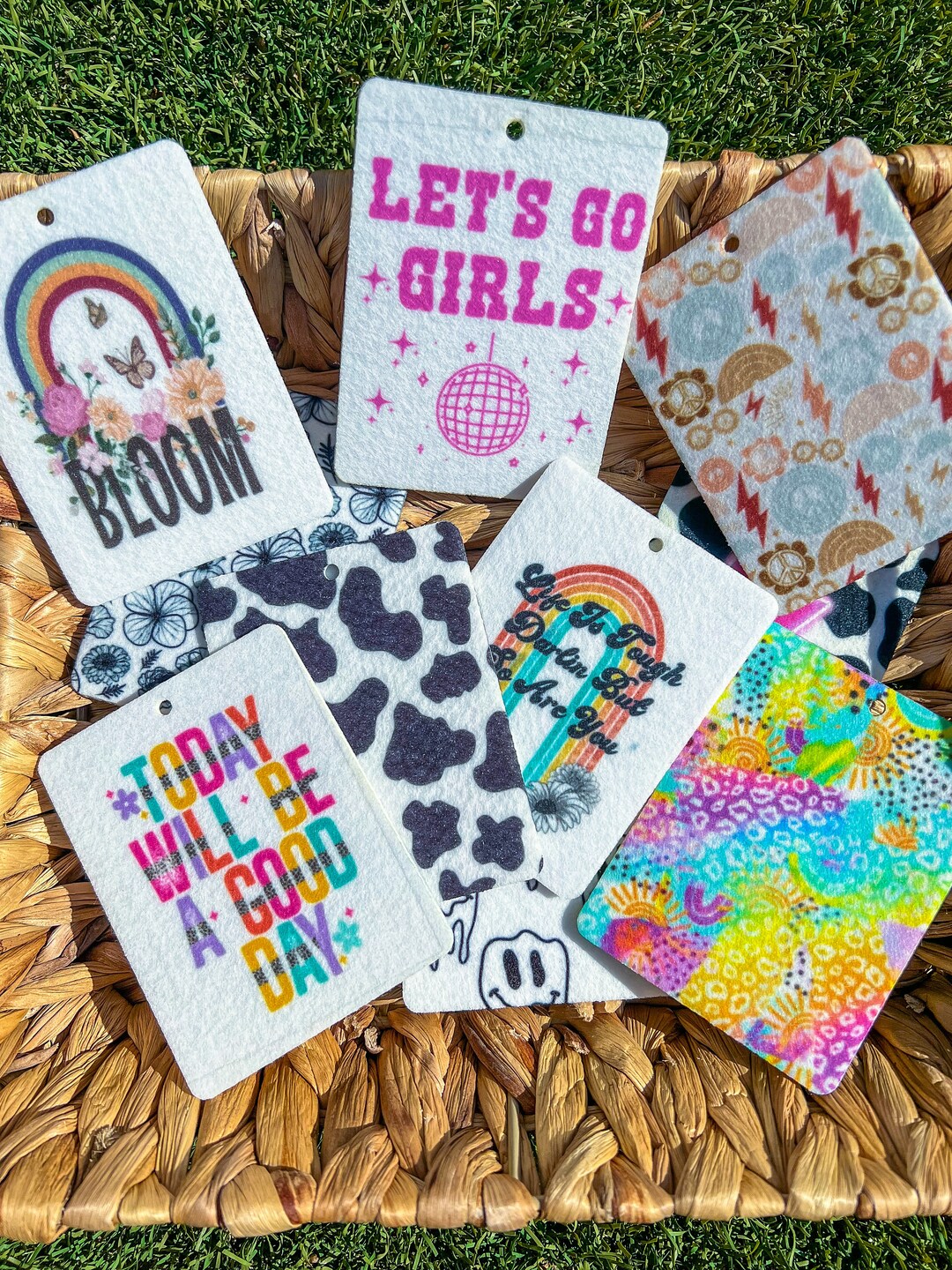 Felt Sublimation Car Air Fresheners Comes With FULL Scent Bottle - Etsy