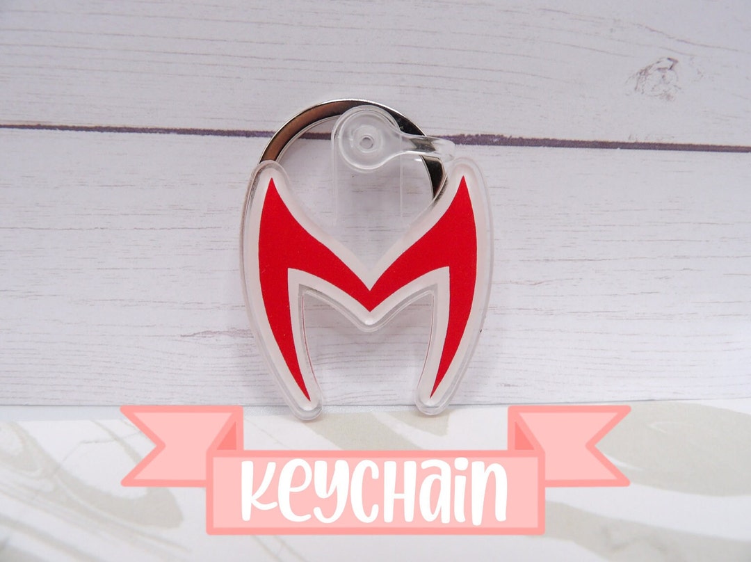 Wanda Maximoff/scarlet Witch Inspired Die Cut Acrylic Keychain - Etsy