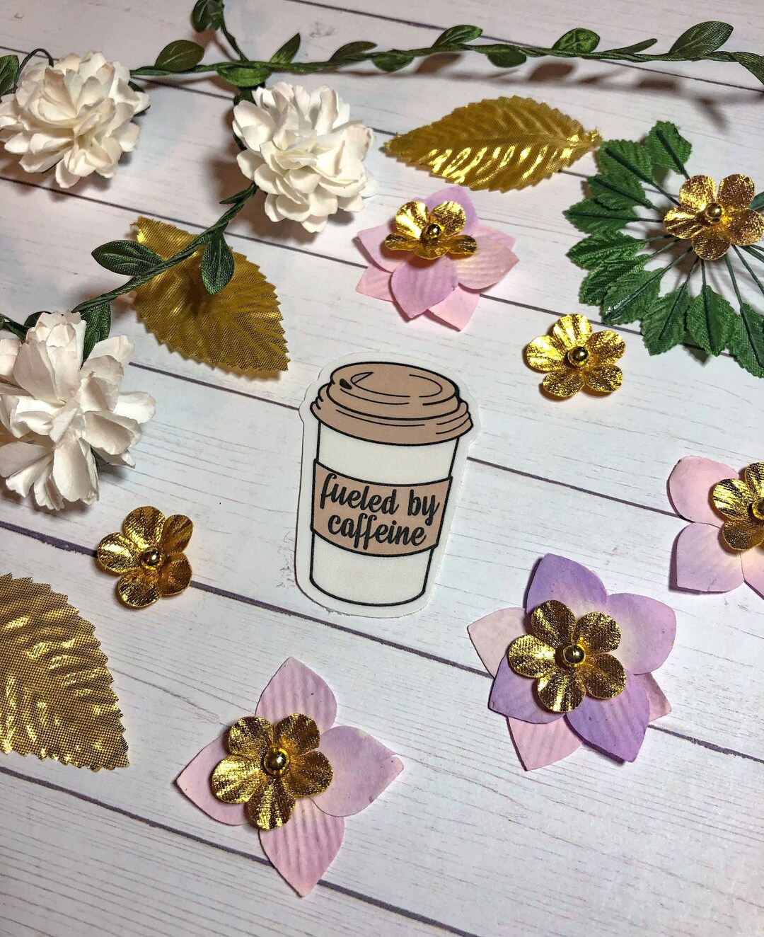 Fueled by Caffeine Sticker - Etsy