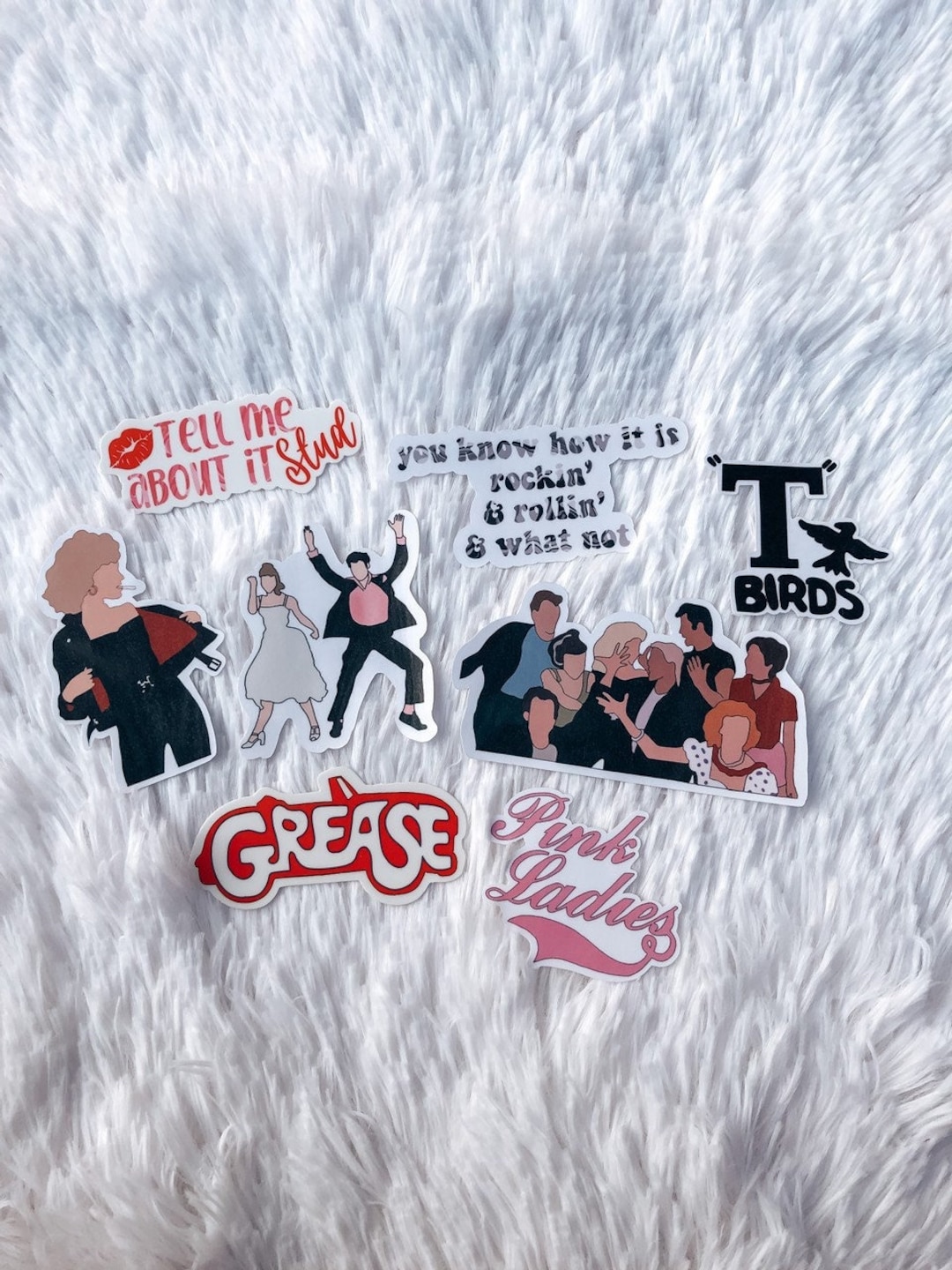 Grease Stickers//vinyl Decal//laptop/water Bottle/decoration - Etsy