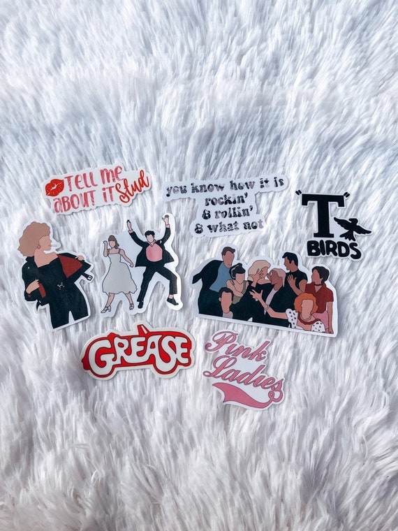 Grease Stickers//vinyl Decal//laptop/water Bottle/decoration - Etsy