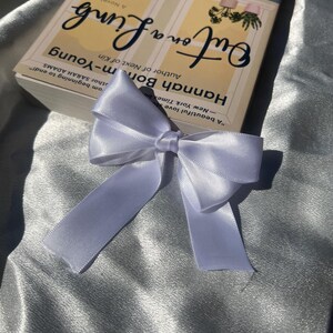 Bow Satin Ribbon Bookmarks // Bookshelf Accessory // Trendy, Coquette ...